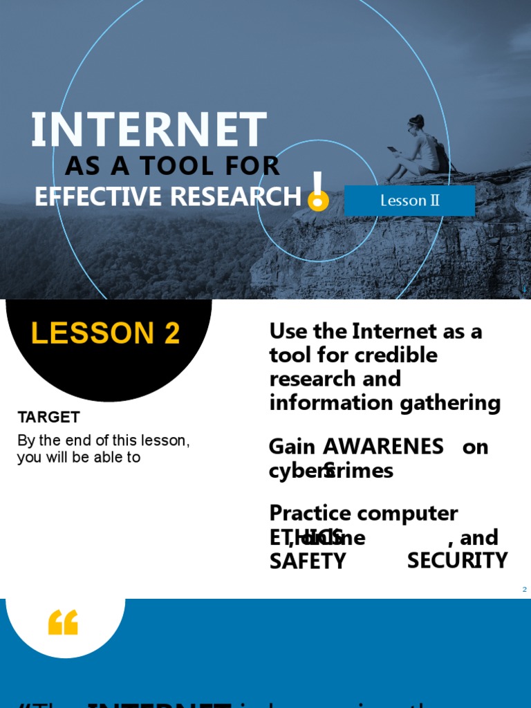 Empowering Technology Lesson2 | PDF | Information Technology | Online ...