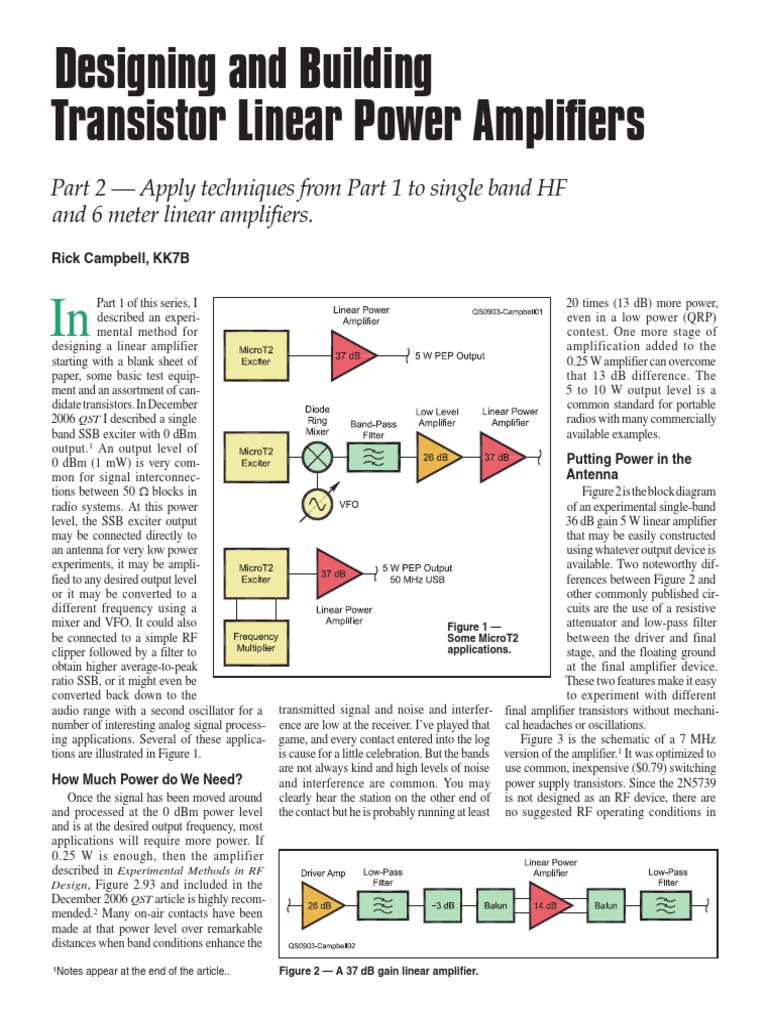 Solid State Power Amps - Part 2 | PDF | Amplifier | Power Supply