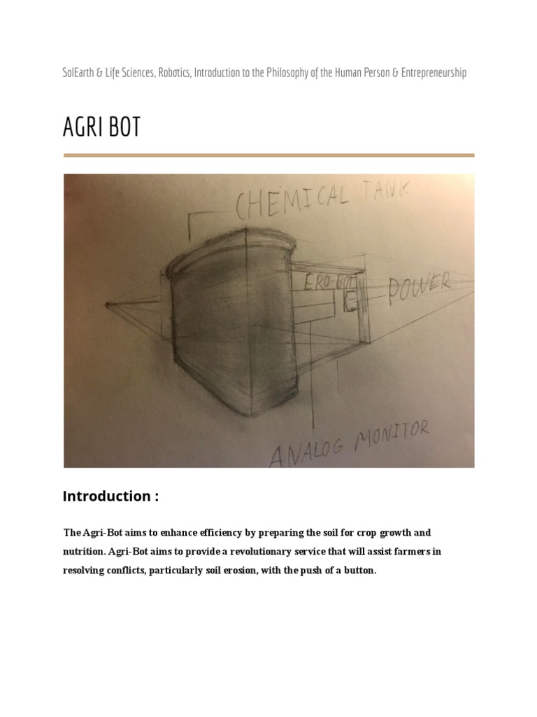 Els Robotics Capstone Concept Paper Outline | PDF | Soil | Agriculture