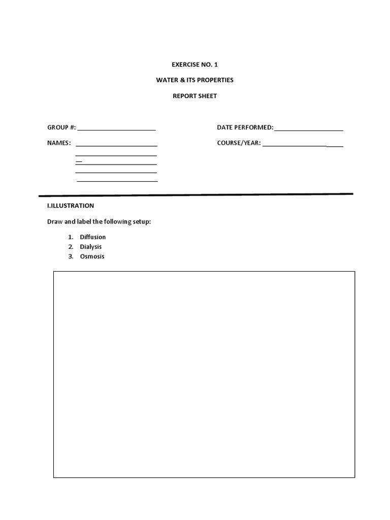 Biochem Lab Exercise No. 1 2 | PDF | Buffer Solution | Ph