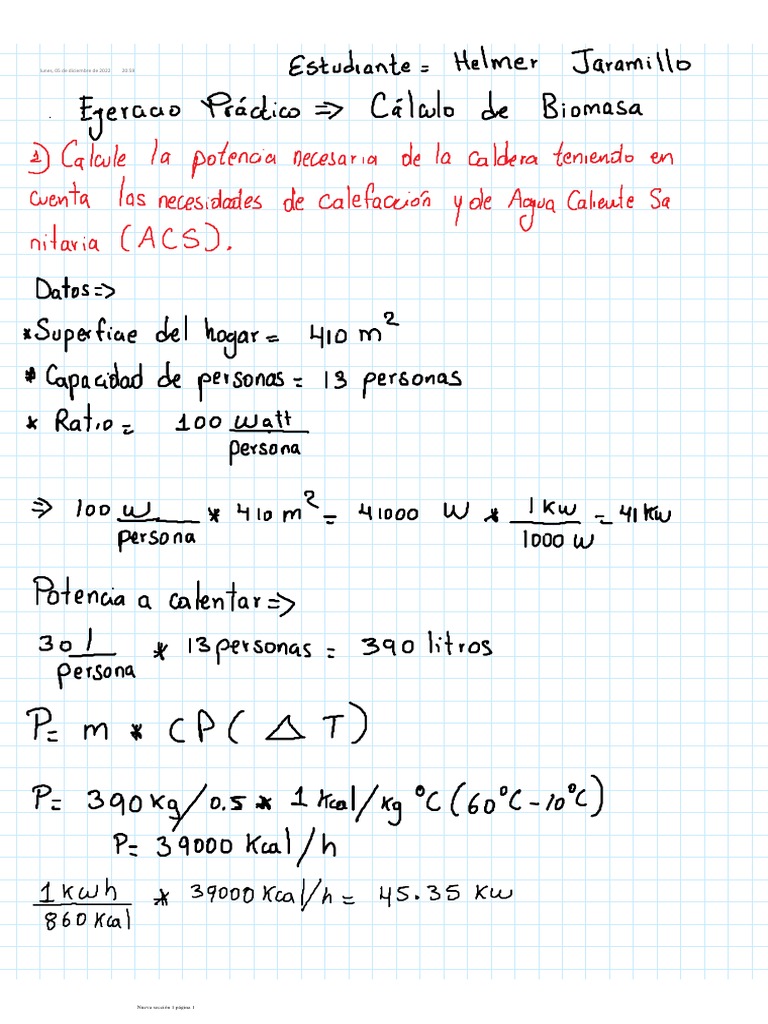 Cálculo de Biomasa Helmer Jaramillo | PDF