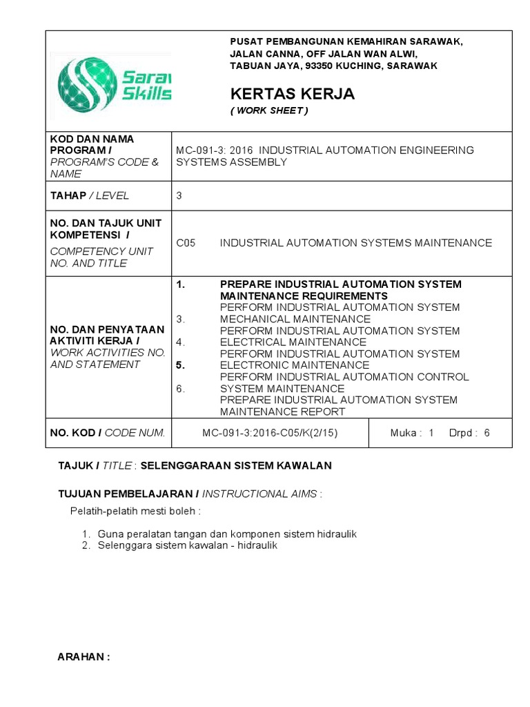 Kertas Kerja 2 | PDF