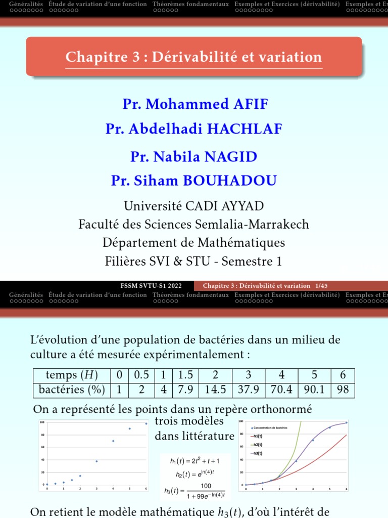 SVTU1 CH3 22 Cours TD p1 | PDF