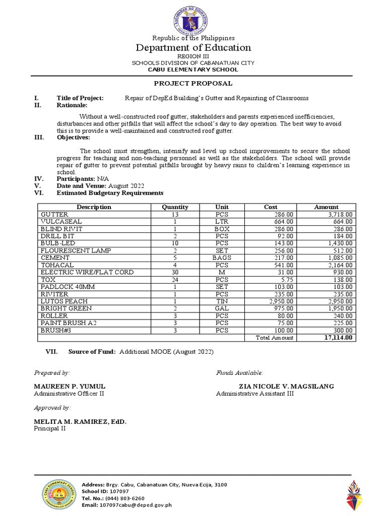 School Maintenance | PDF