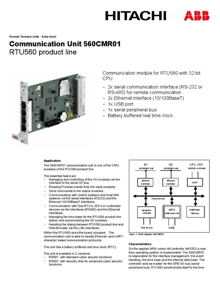 560CMR01 DS en | PDF | Input/Output | Usb