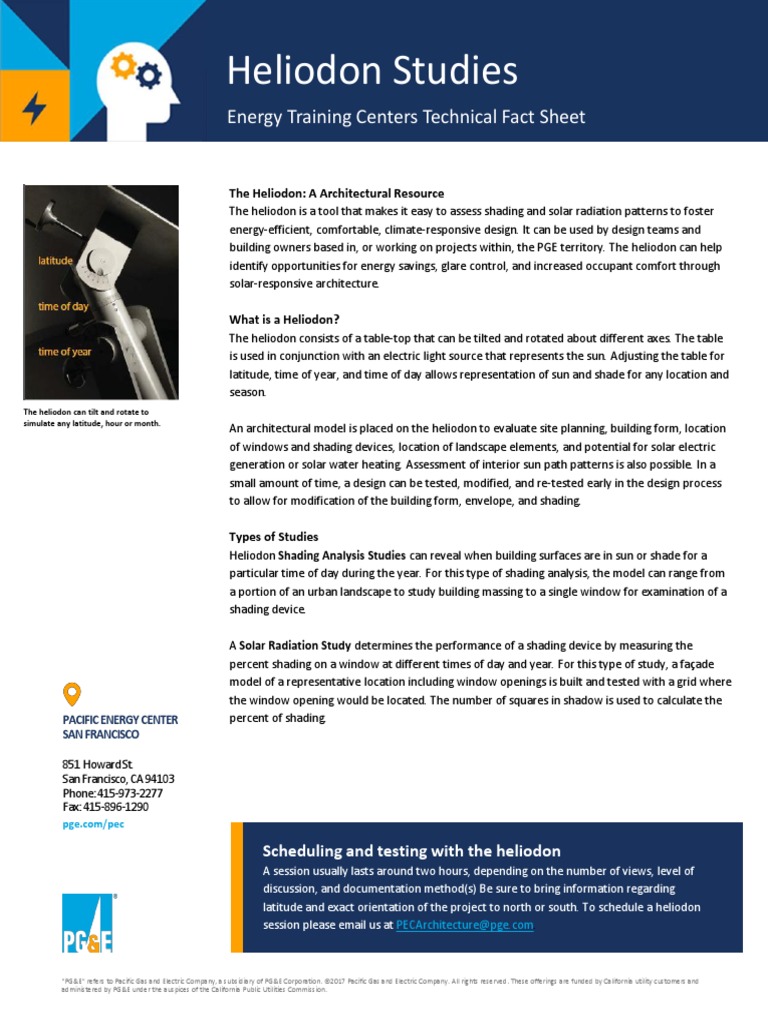 Heliodon Studies | PDF