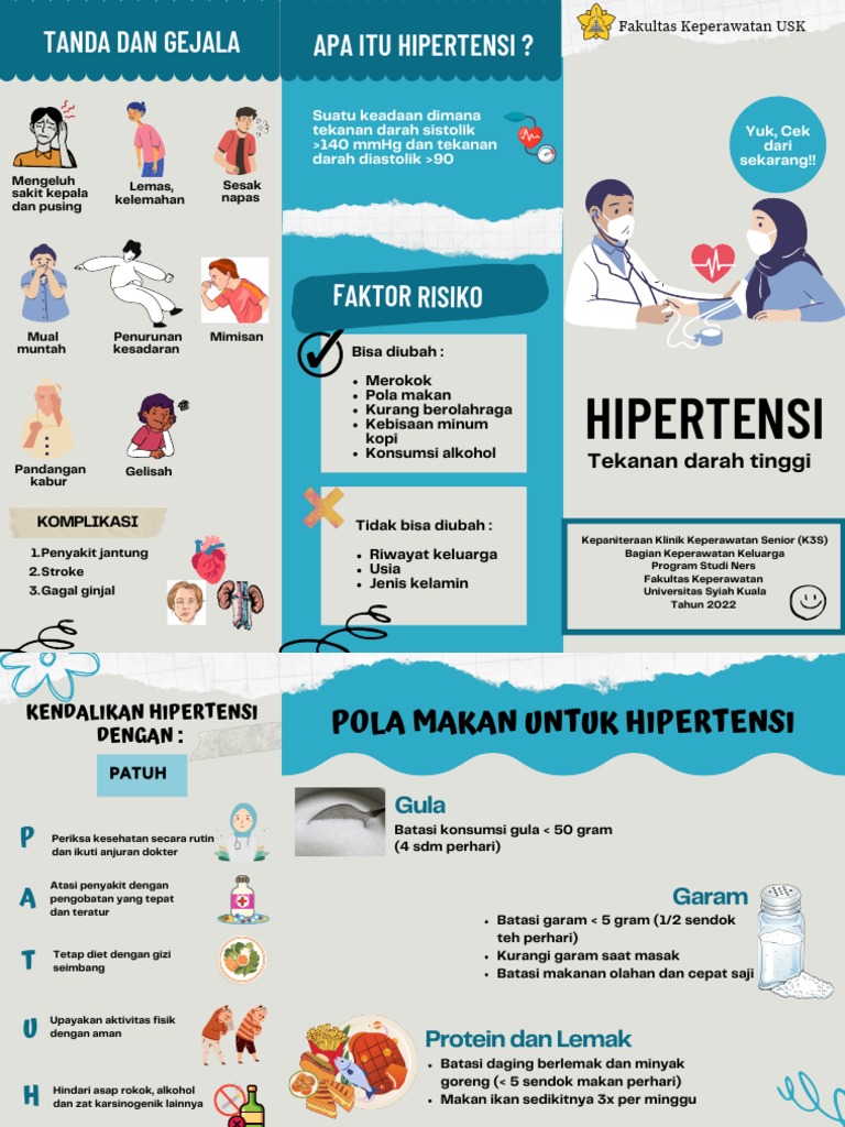 Leaflet Hipertensi | PDF