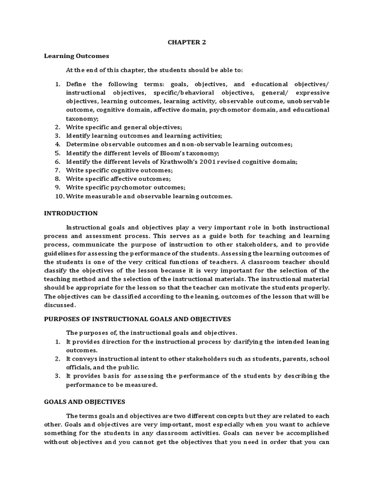 CHAPTER 2 Assessment of Learning | PDF | Learning | Affect (Psychology)