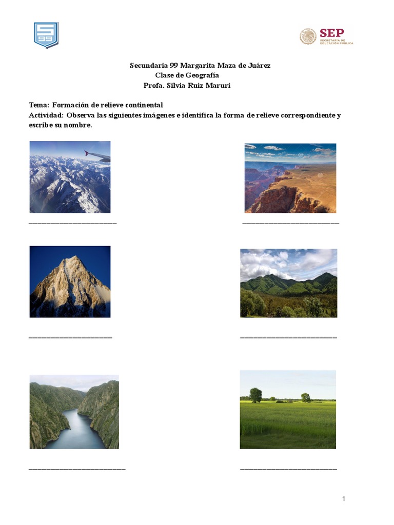 Relieve Continental | PDF