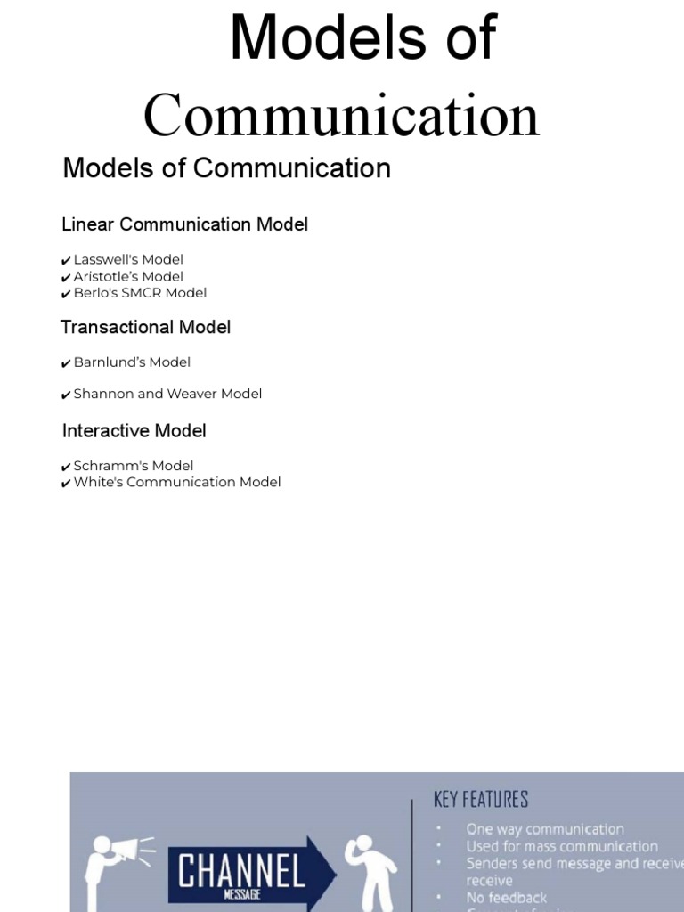 Models of Communication | PDF | Communication | Linguistics