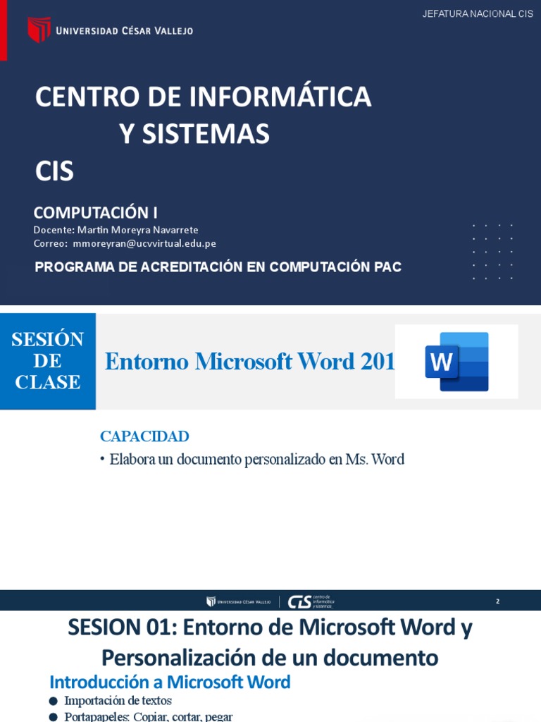 GUIA de CLASE de C1 - 4. Ficha Inicio-Formato, Parrafo y Navegacion | PDF | Microsoft Word ...