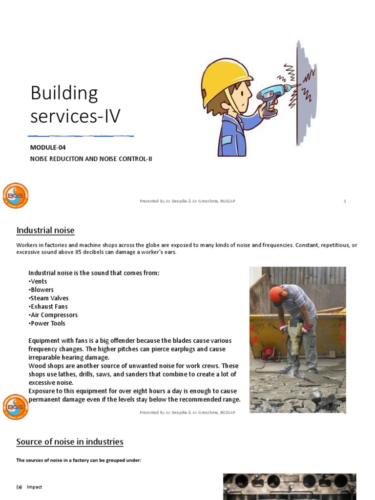 Building Services IV Module 05 | PDF | Noise | Sound