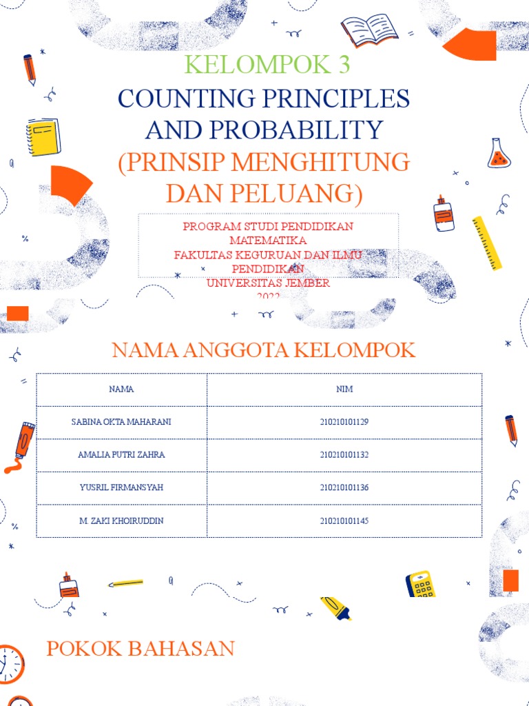 Counting Principle and Probability - Kelompok 3 - Fix | PDF
