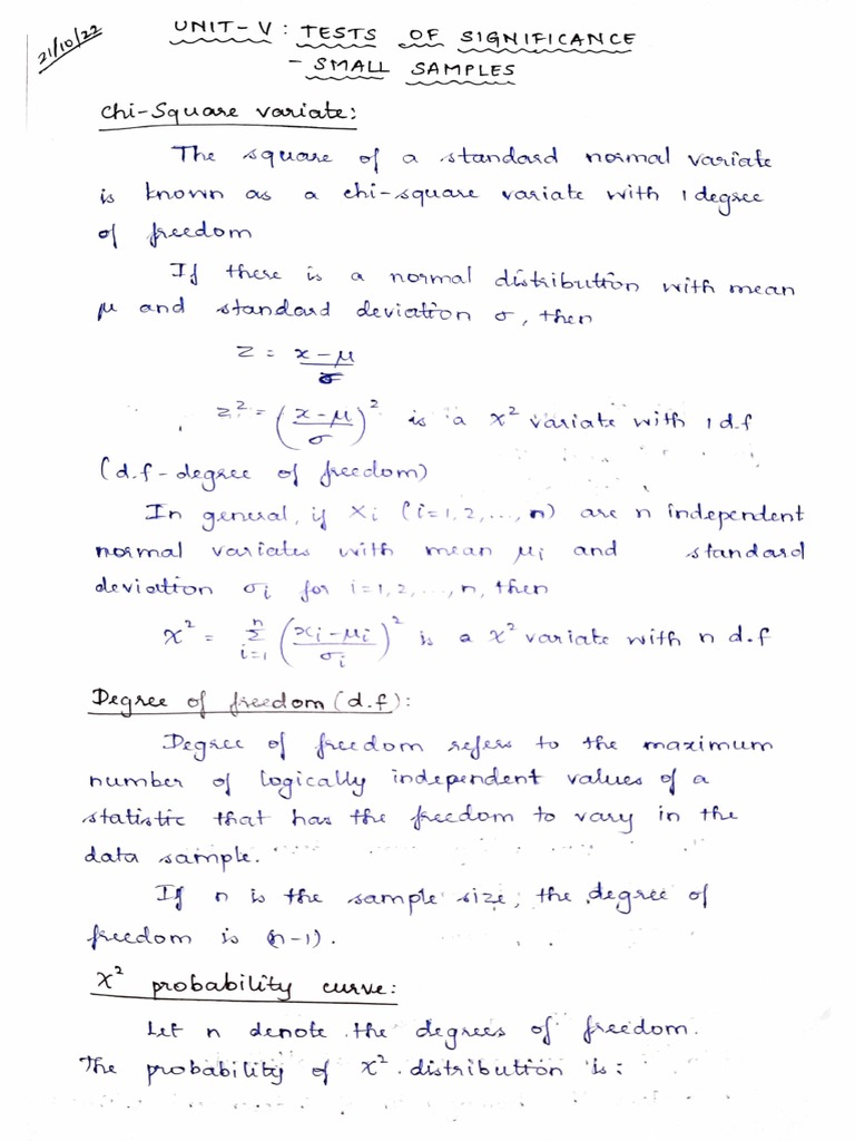 MS de Notes - Unit 5-1 | PDF