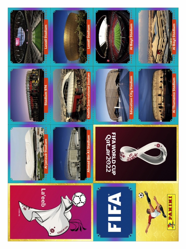 Stickers Azules Álbum Panini Qatar 2022 | PDF