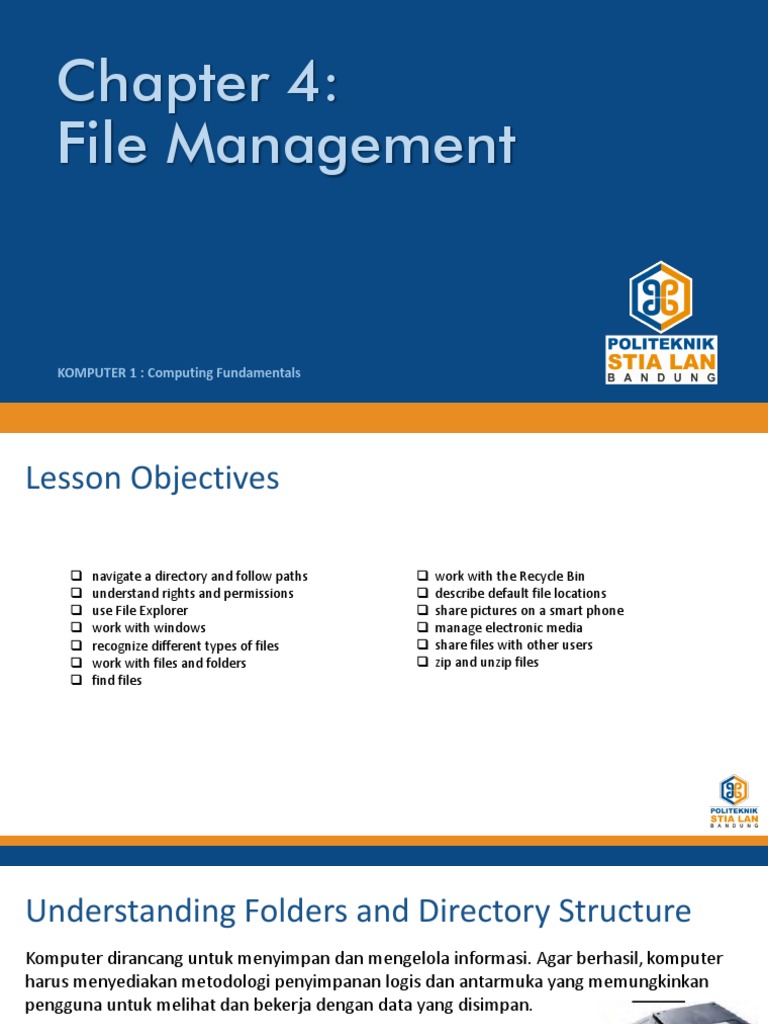 IC3 - Chapter 4 - File Management | PDF
