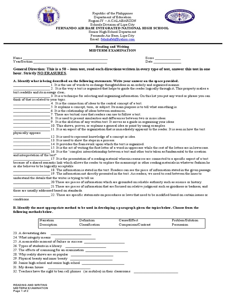 Midterm 2017 | PDF | Information | Idea
