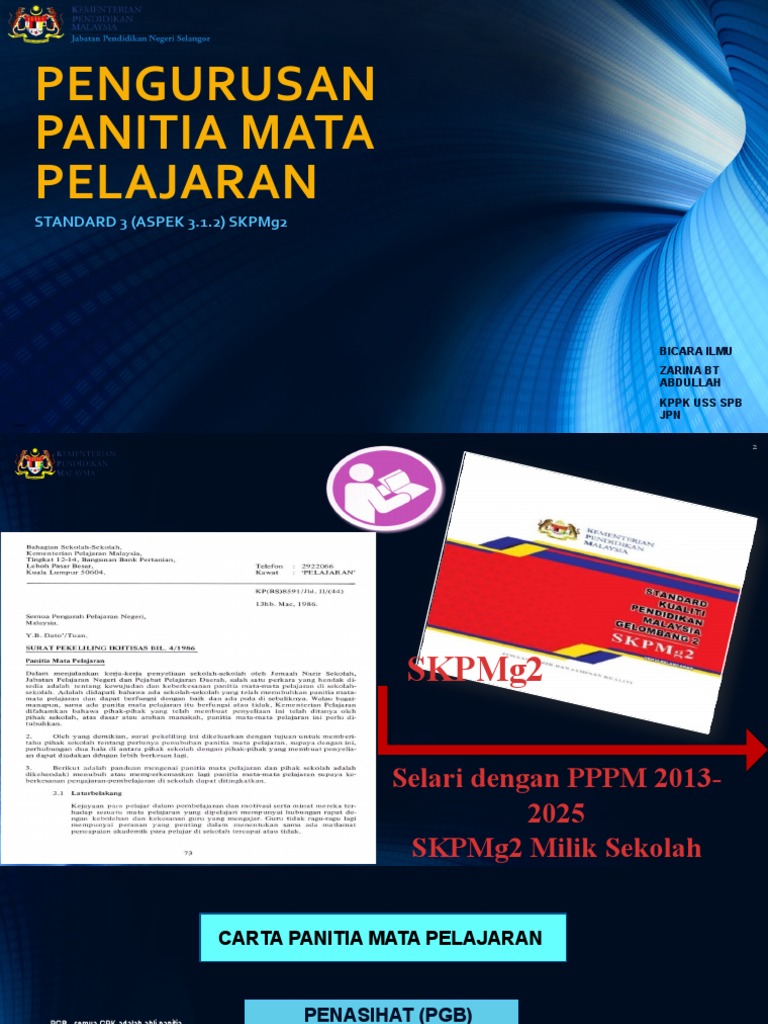 Pengurusan Panitia - Standard 3 | PDF