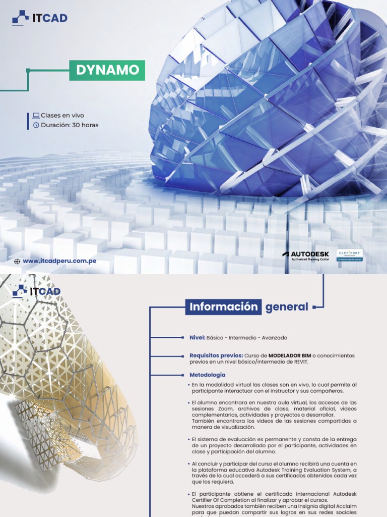Dynamo Silabo Actualizado | PDF | Autodesk Revit | Informática