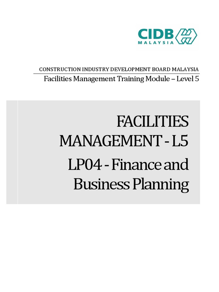 Facilities Management Budgeting Guide | PDF | Budget | Expense