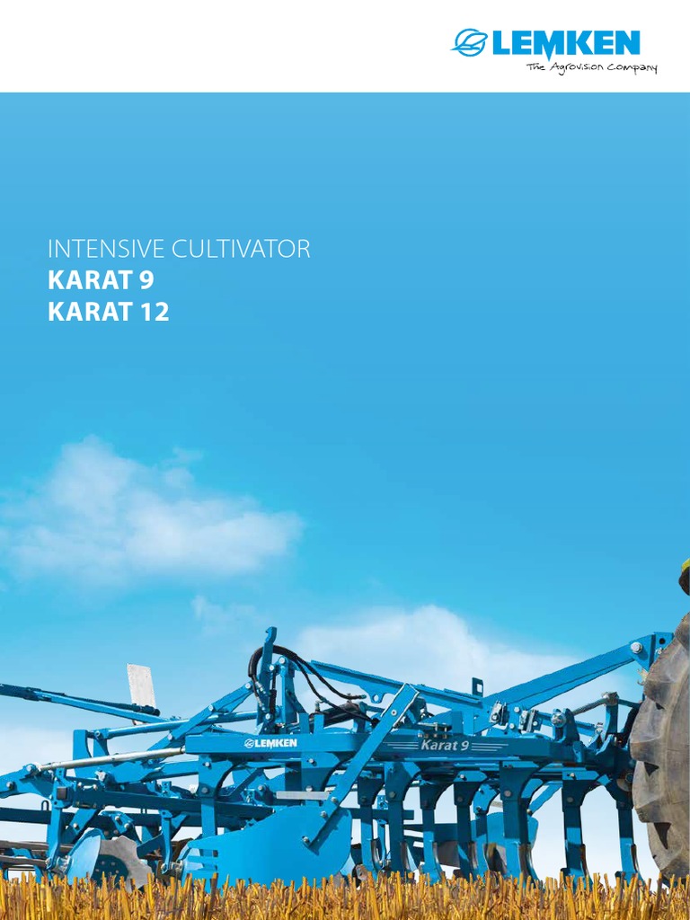 Karat 9u12 en | PDF | Tillage | Tractor
