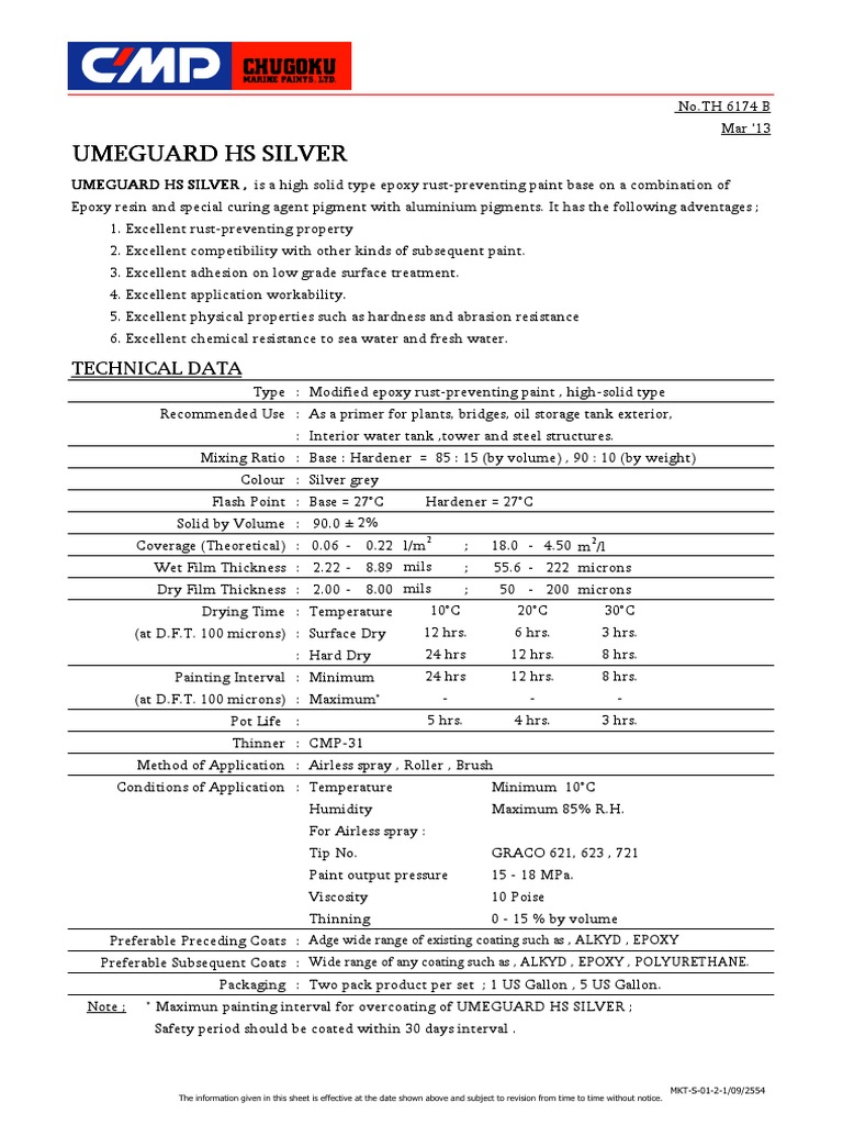 TOA Chugoku | PDF | Paint | Epoxy
