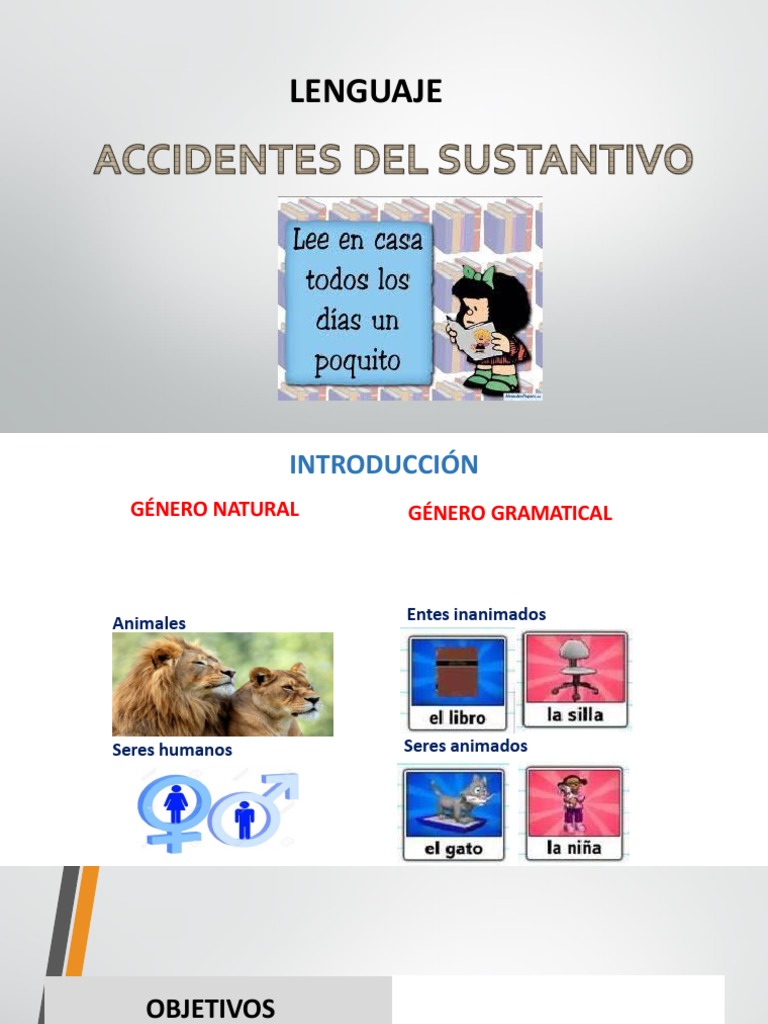 Género y Número del Sustantivo en Español | PDF | Género gramatical ...