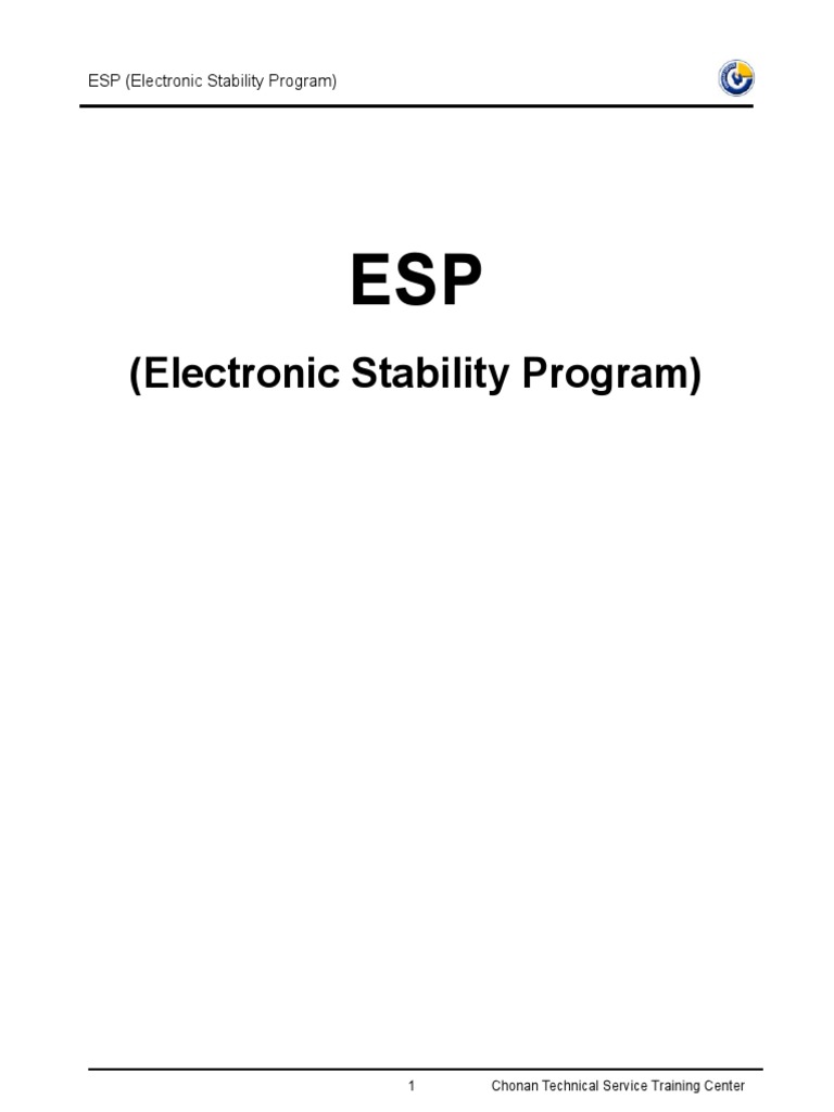 ESP Elektronik Stability Program | PDF | Anti Lock Braking System | Brake