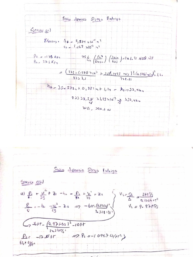 Lab 9 Mc. de Fluidos (Saico Aparicio Diego Rodrigo) | PDF