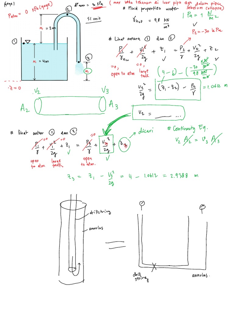 Week 2b - Notes On Cavitation Exercise - 5feb | PDF