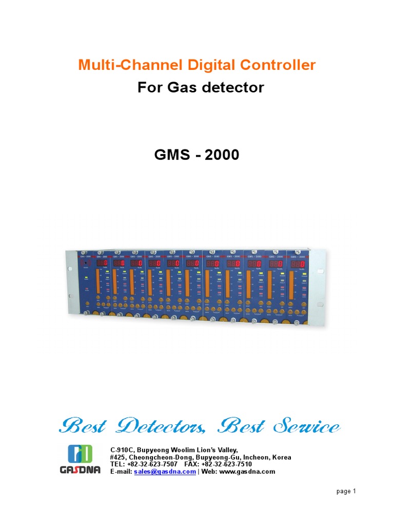 GMS-2000 English Manual | PDF | Programmable Logic Controller | Menu (Computing)