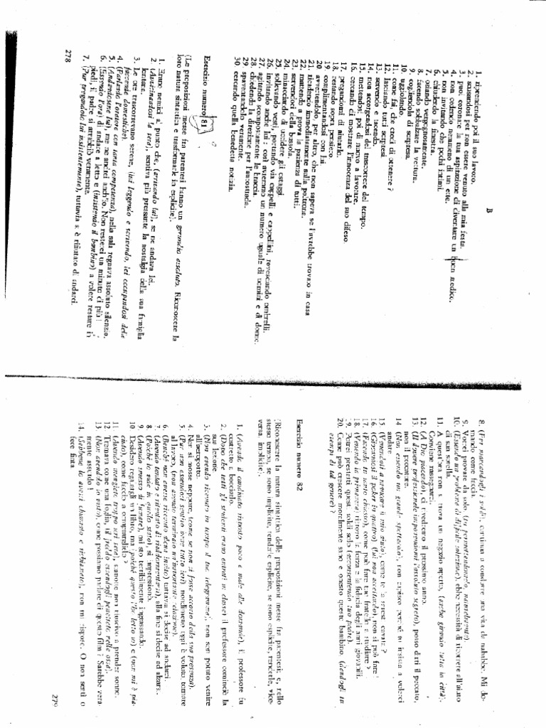 Sintassi, Esercizi, 2 | PDF