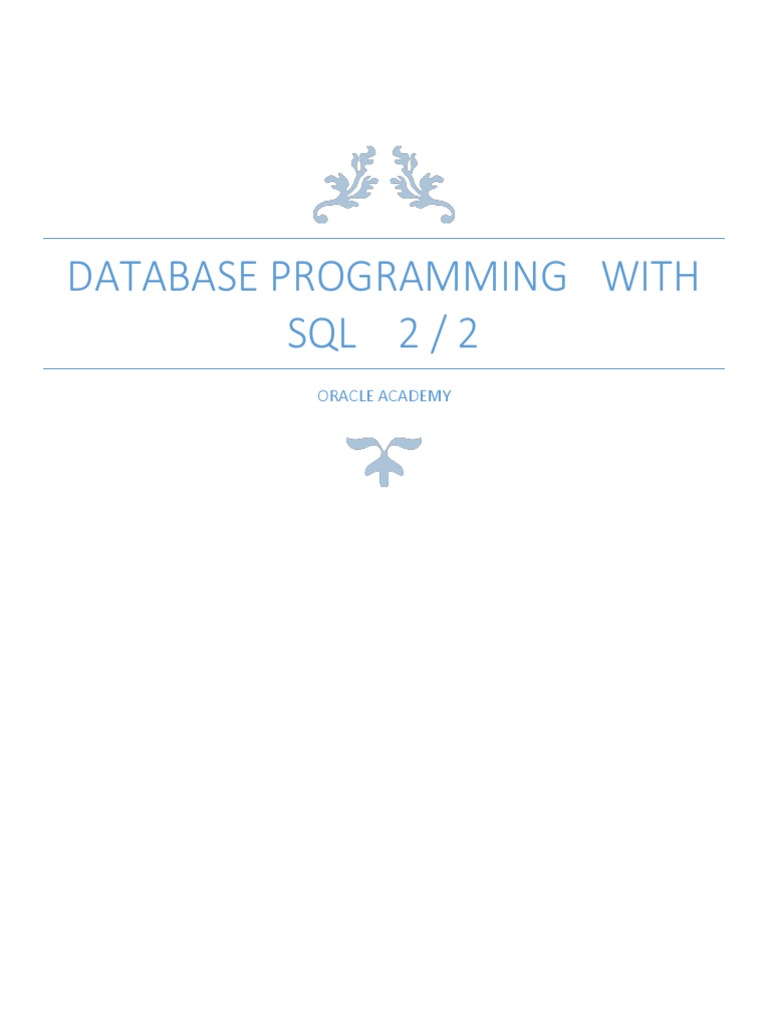 DB SQL 2 - 2 | PDF | Relational Database | Database Index