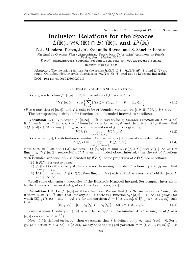 Henstock-Kurzweil Fourier Transform | PDF | Integral | Algebra