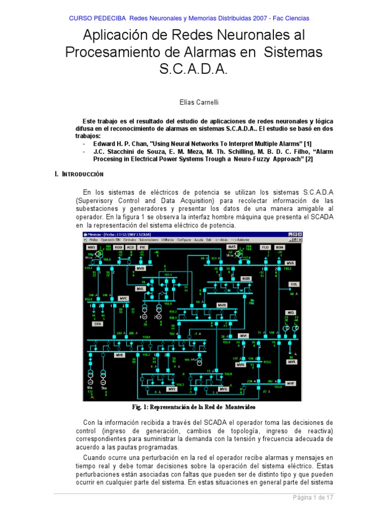 RN Sesion5 B Apli Alarmas Scada | PDF | Red neuronal artificial ...
