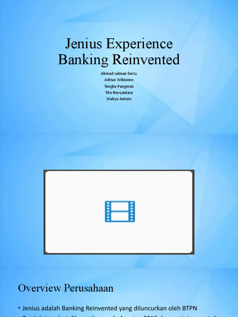 Jenius Experience | PDF