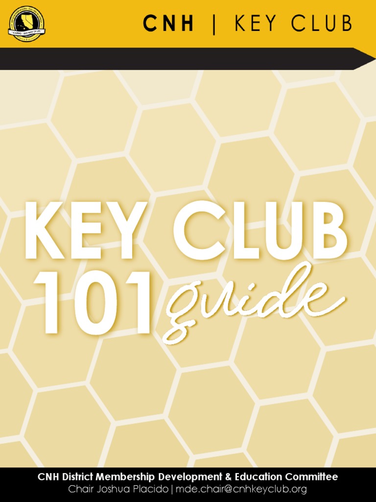(Compressed) 2022-23 Key Club 101 Guide | PDF | Non Profit ...