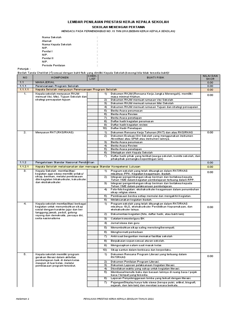 Instrumen PPKKS SMP 2021-1 | PDF