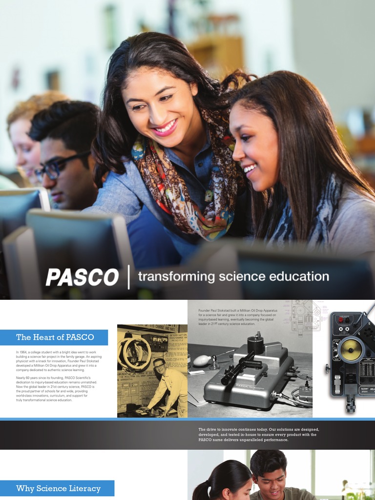 PASCO Transforming Science Education | PDF | Inquiry Based Learning ...