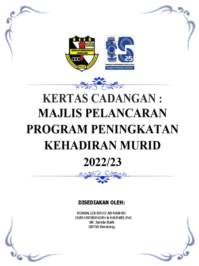 KK MJLS Pelancaran Program Kehadiran 2022 | PDF