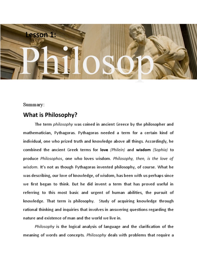 Philosophy Reflection | PDF | Id | Plato