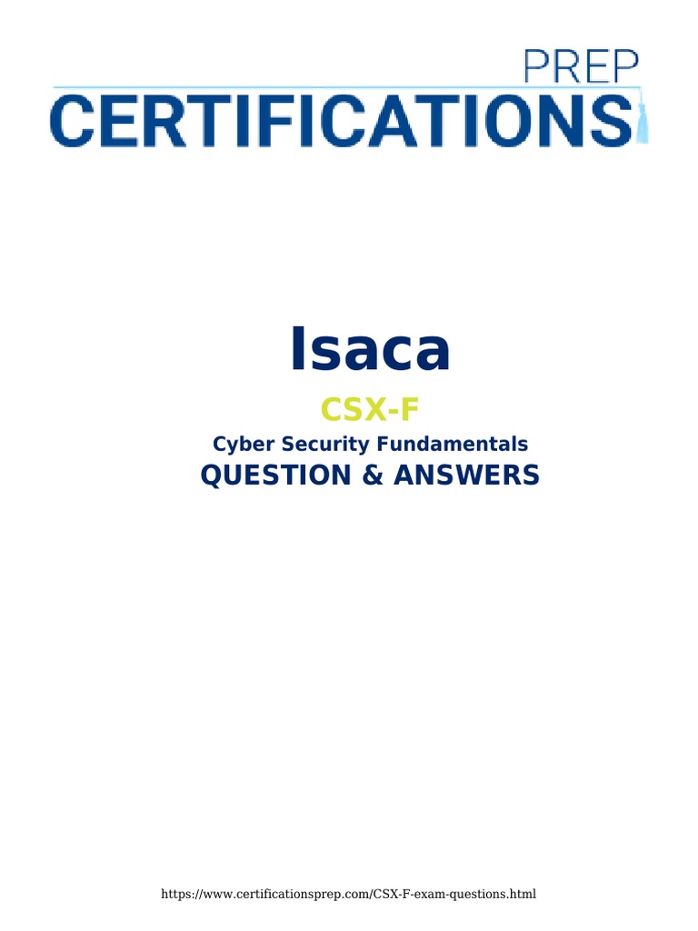 CSX F | PDF | Security | Computer Security