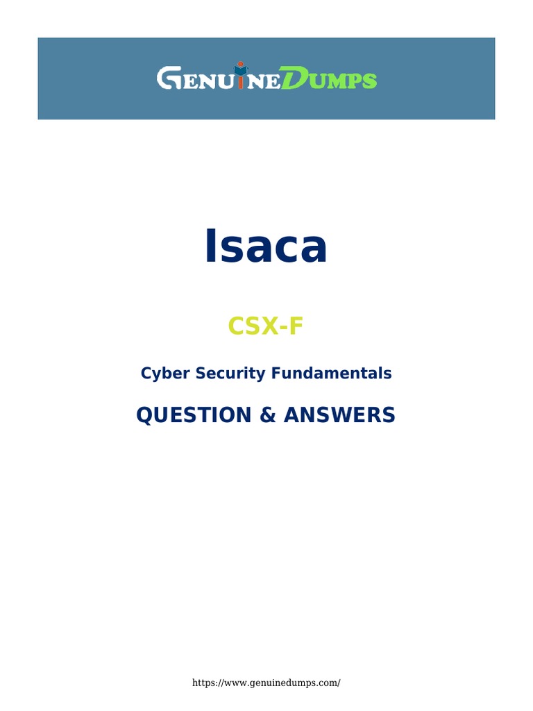 CSX F | PDF | Computer Security | Security