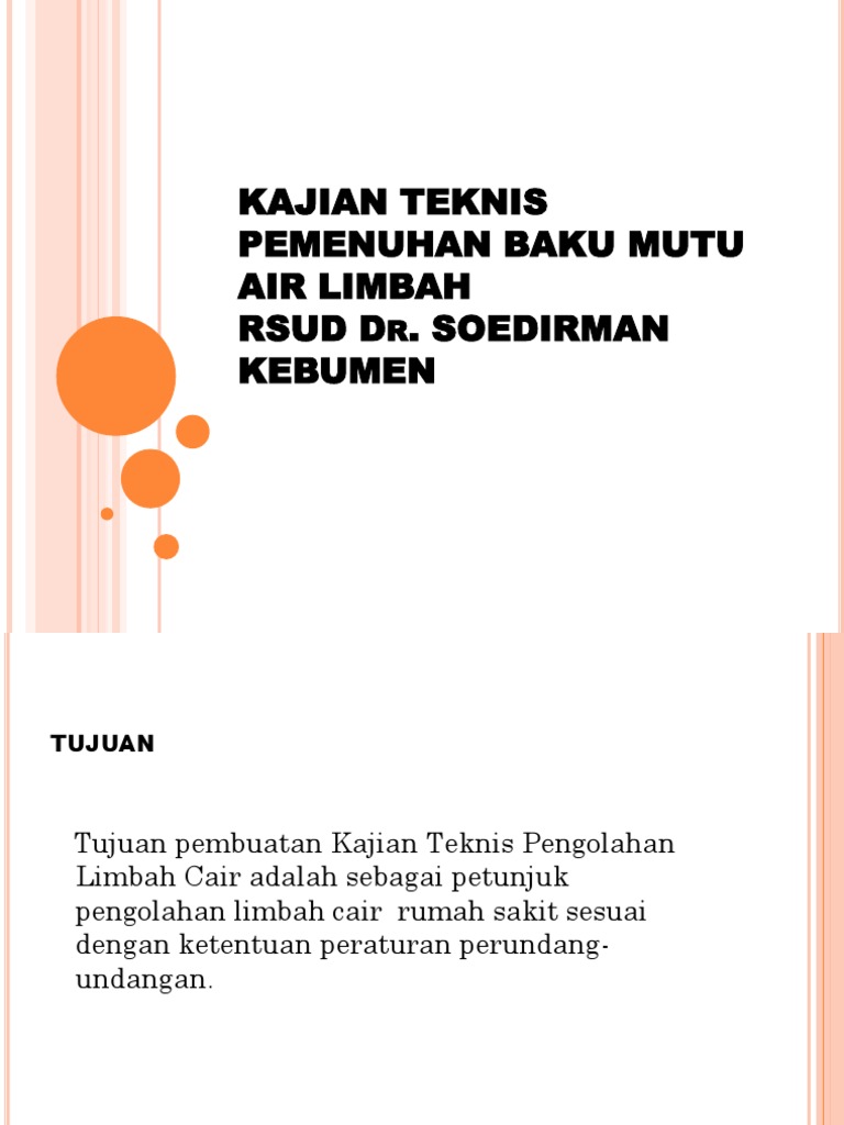 Presentasi Kajian Teknis-1 | PDF