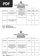 Class Program - S.Y. 2024-2025 Grade 1 | PDF | Behavior Modification | Learning