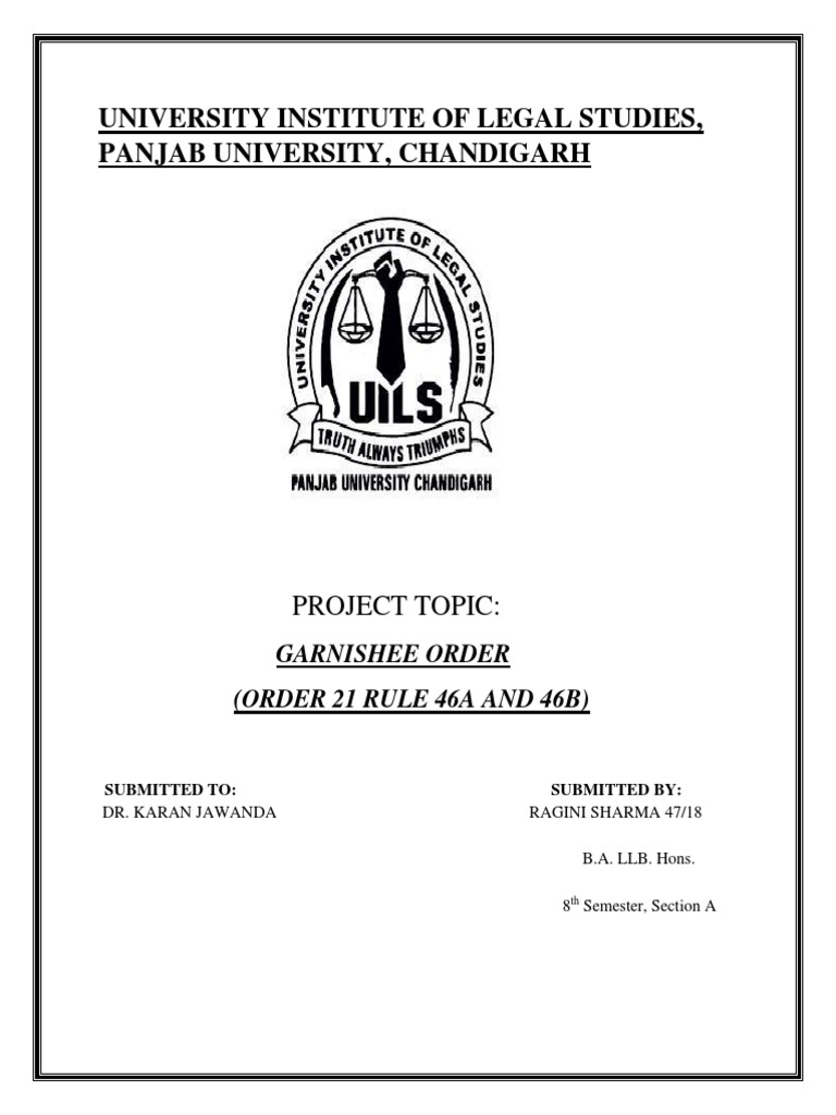 Cpcproject | PDF | Garnishment | Judgment (Law)