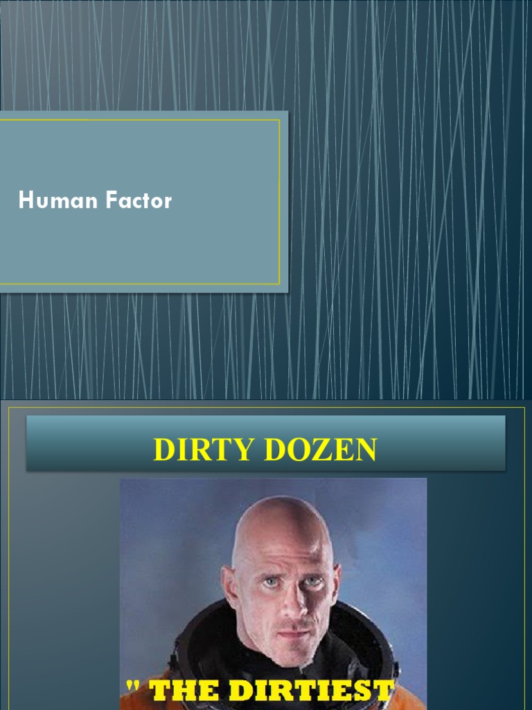 Dirty Dozen | PDF | Stress (Biology) | Behavioural Sciences