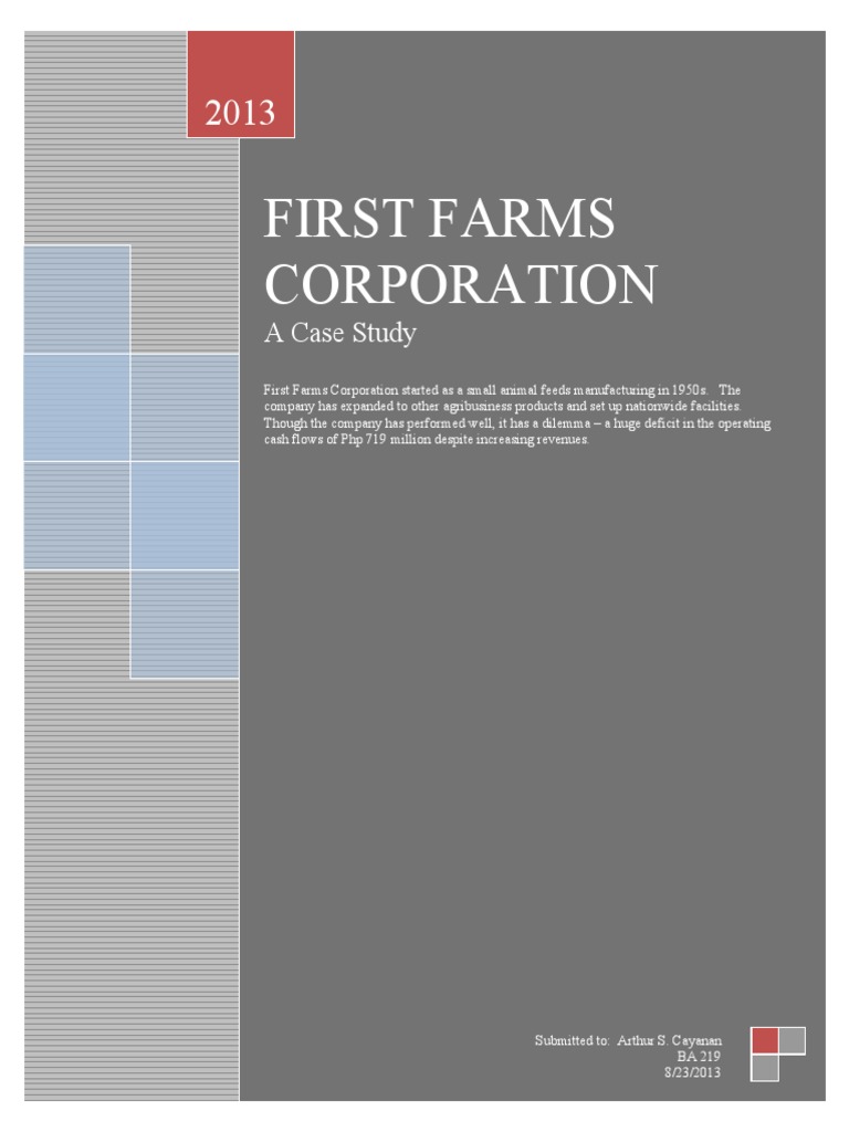 First Farms Research | PDF | Equity (Finance) | Leverage (Finance)