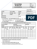 IMO Ballast Water Reporting Form | PDF