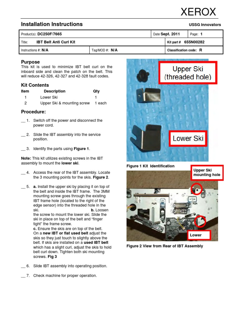 655N00282 Instructions | PDF | Screw | Manufactured Goods